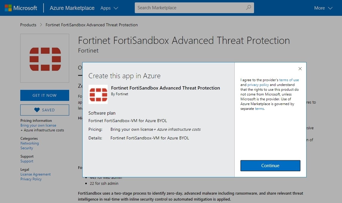 fortinet fortisandbox datasheet